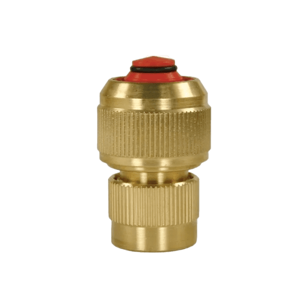 Brass 1/2" Coupling with Non Return Valve - ARB Autocare Ltd